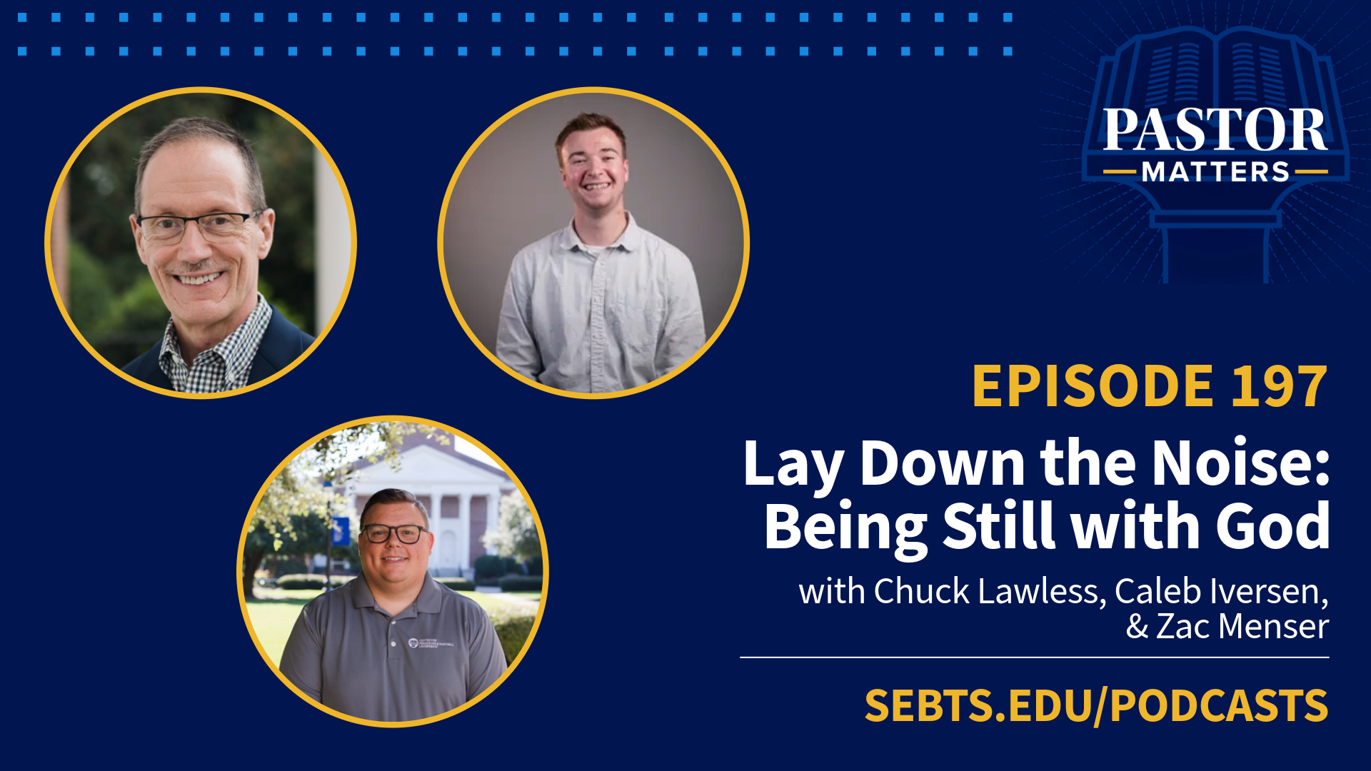 Episode 197 - Lay Down the Noise: Being Still with God - Center for ...